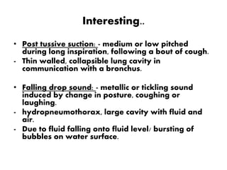 Clinical examination of respiratory system | PPTX