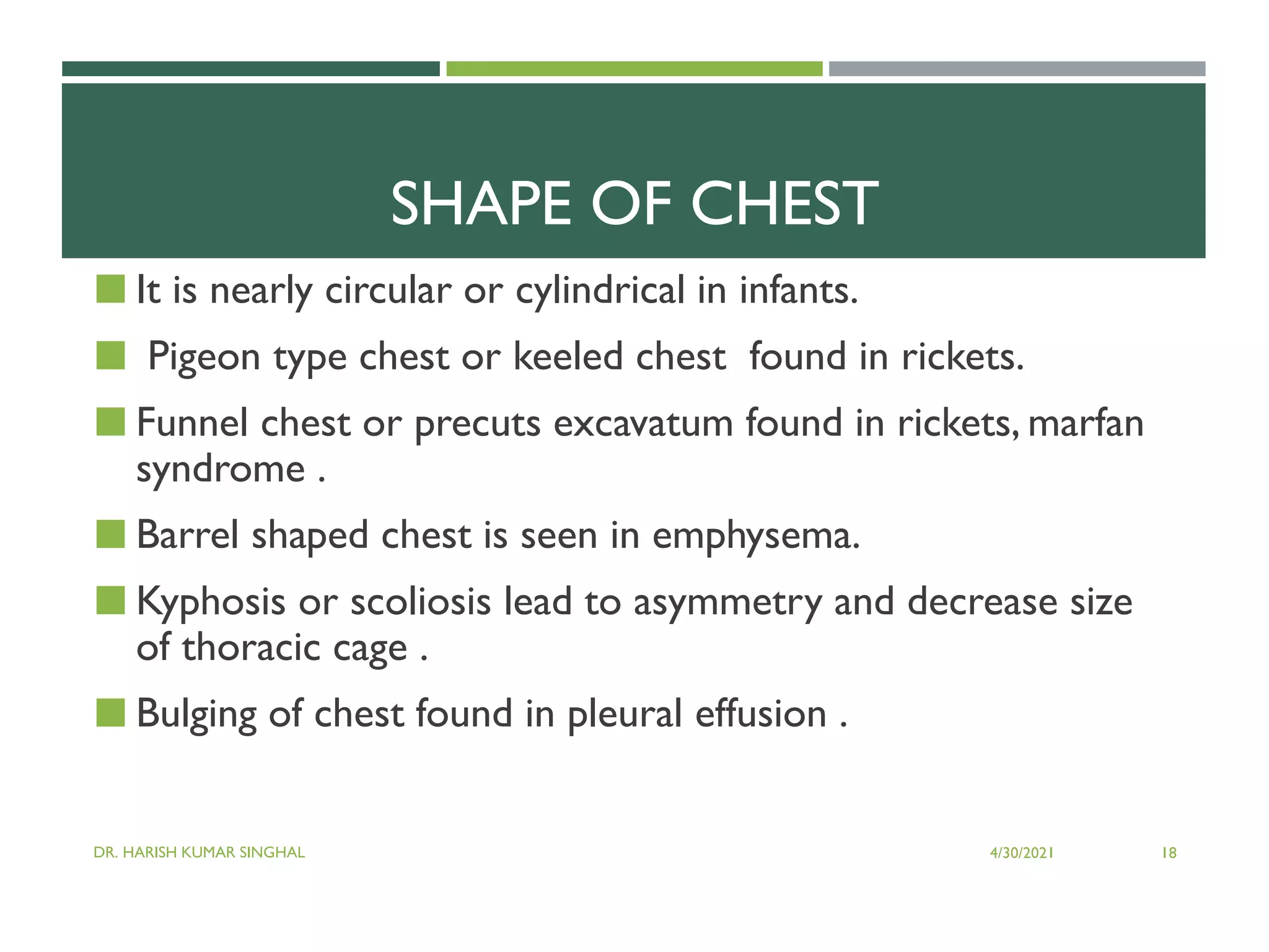 Clinical Examination of Pediatric Respiratory System | PDF