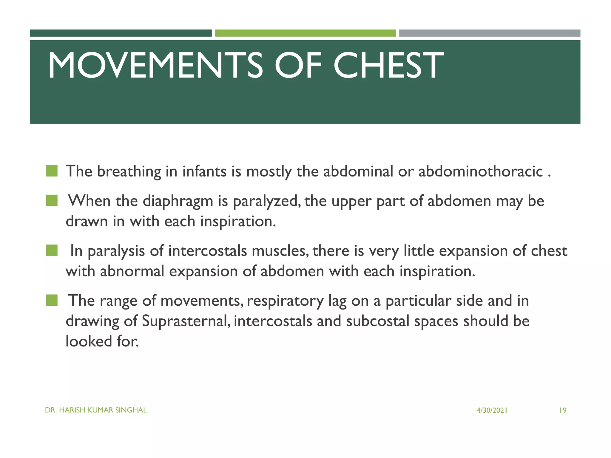 Clinical Examination of Pediatric Respiratory System | PDF