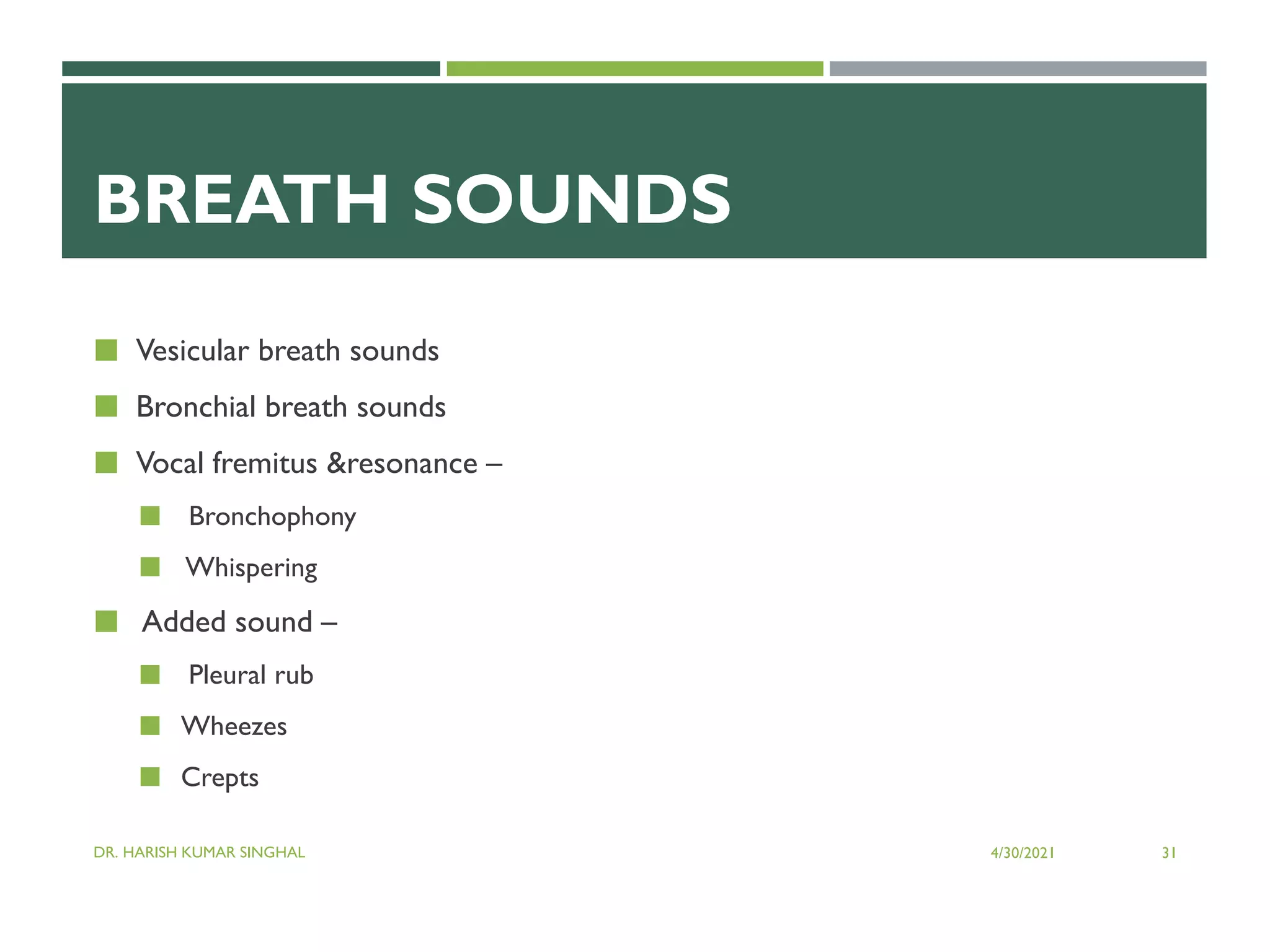 Clinical Examination of Pediatric Respiratory System | PDF
