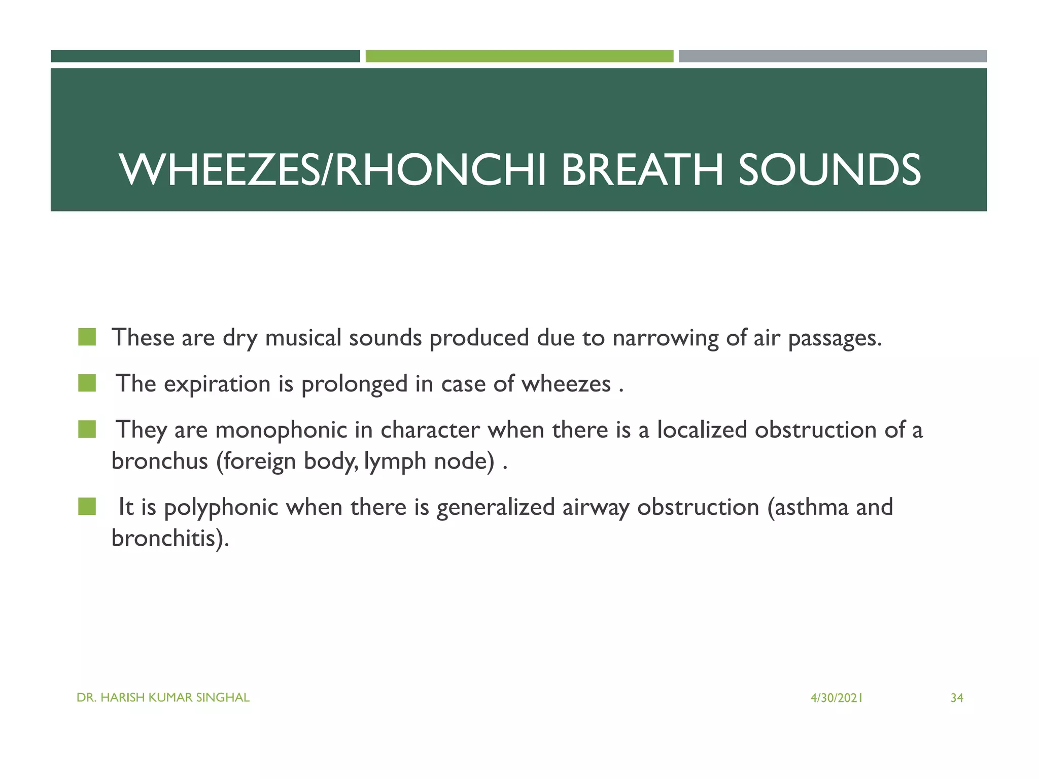Clinical Examination of Pediatric Respiratory System | PDF