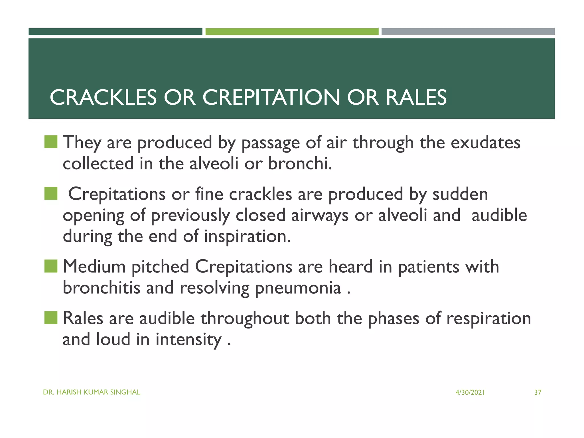Clinical Examination of Pediatric Respiratory System | PDF