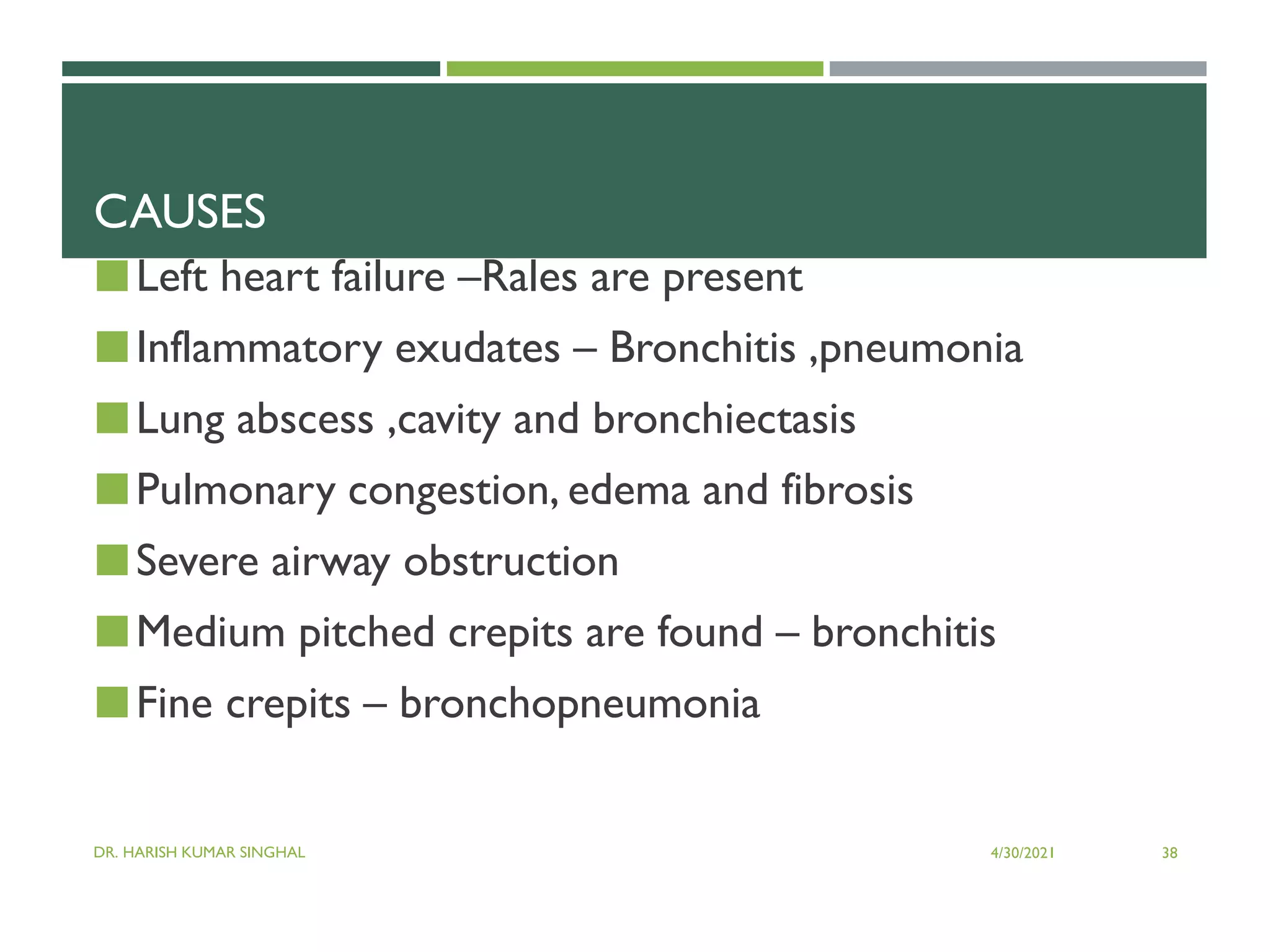 Clinical Examination of Pediatric Respiratory System | PDF