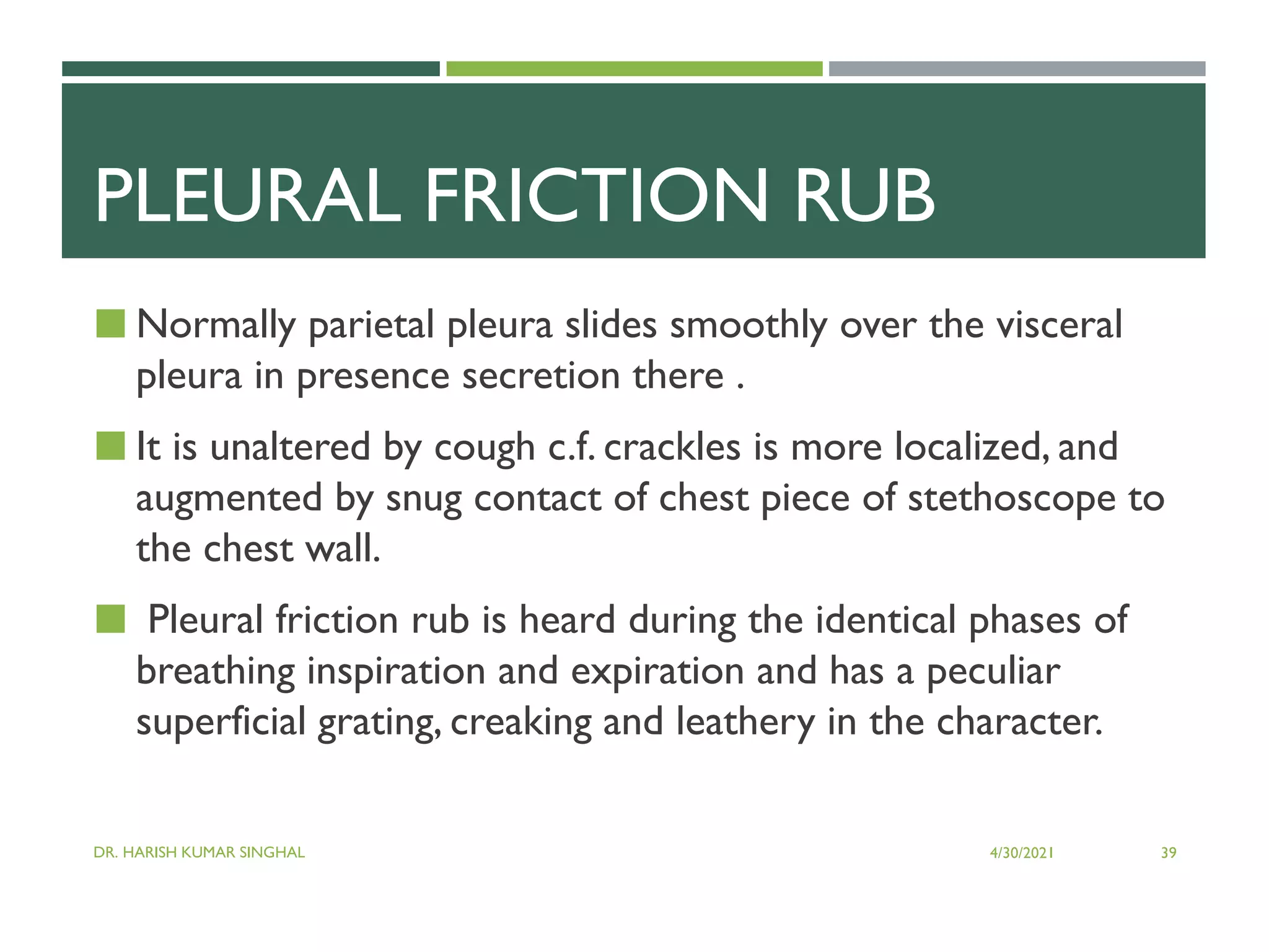 Clinical Examination of Pediatric Respiratory System | PDF