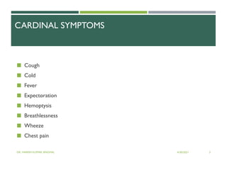 Clinical Examination of Pediatric Respiratory System | PDF