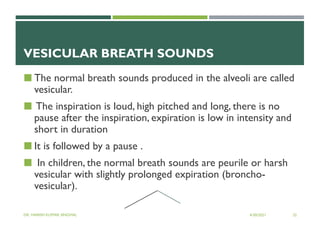 Clinical Examination of Pediatric Respiratory System | PDF