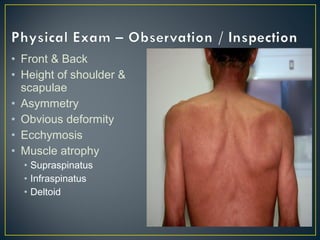Clinical Examination Of Shoulder | PPT
