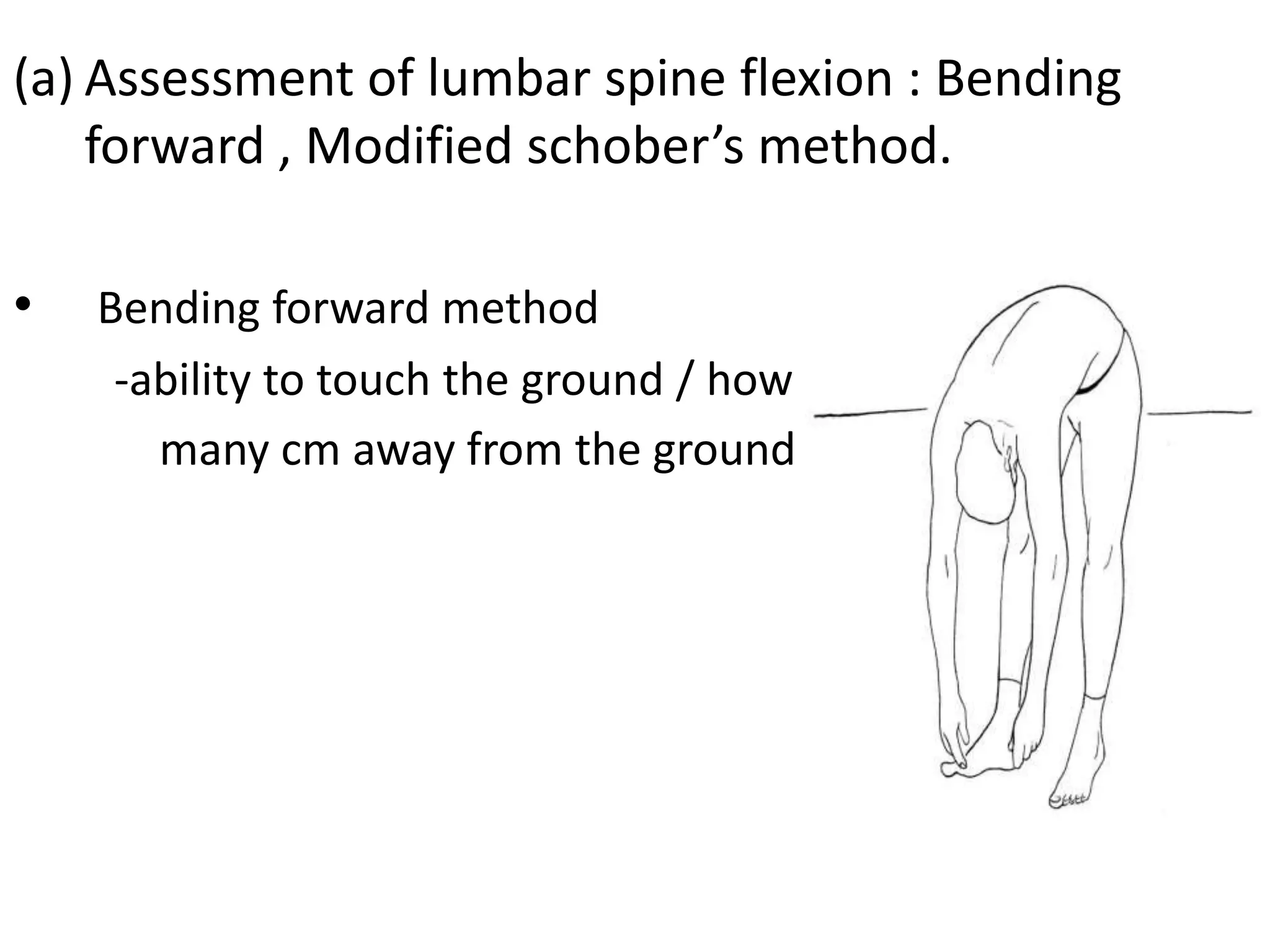 Clinical examination of spine | PPT