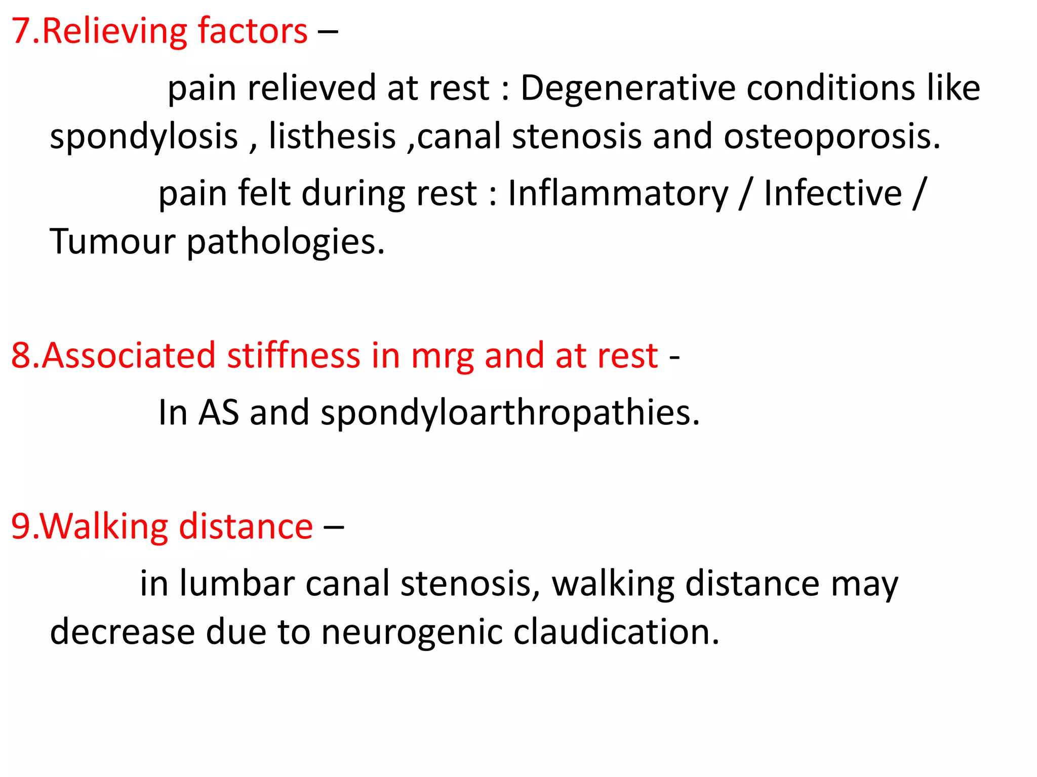 Clinical examination of spine | PPT