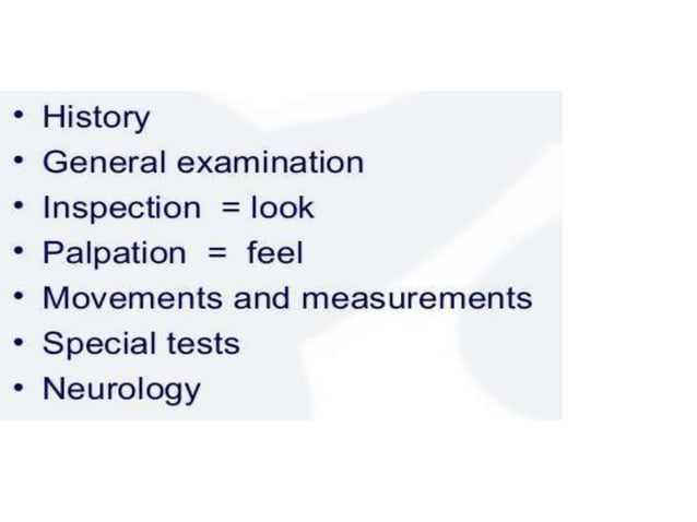 Clinical examination of spine | PPT