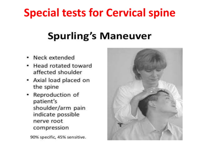 Clinical examination of spine | PPT