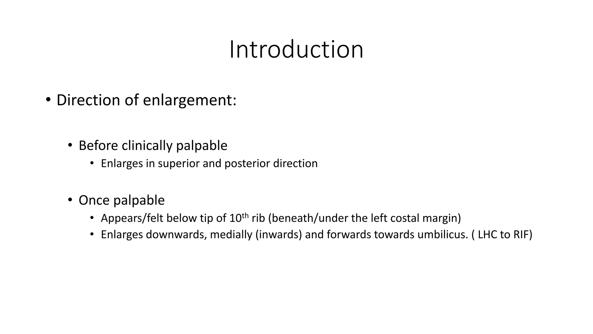Clinical examination of spleen | PPTX