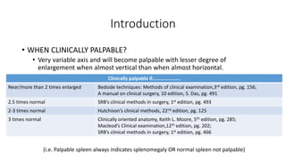 Clinical examination of spleen | PPTX