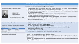 Clinical examination of spleen | PPTX