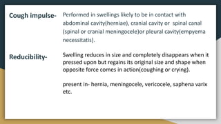 Clinical examination of swelling | PDF