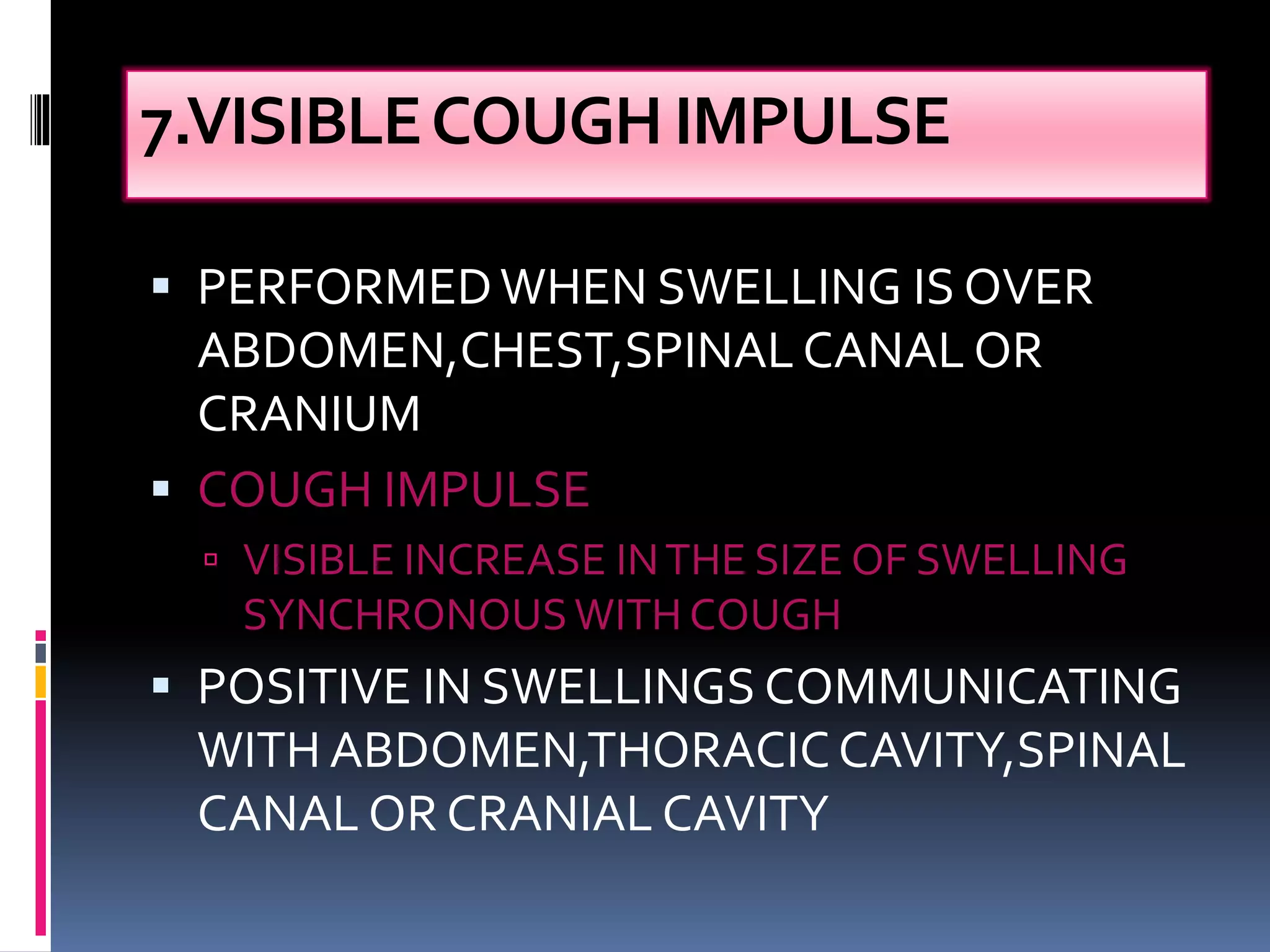 Clinical examination of swelling | PPTX