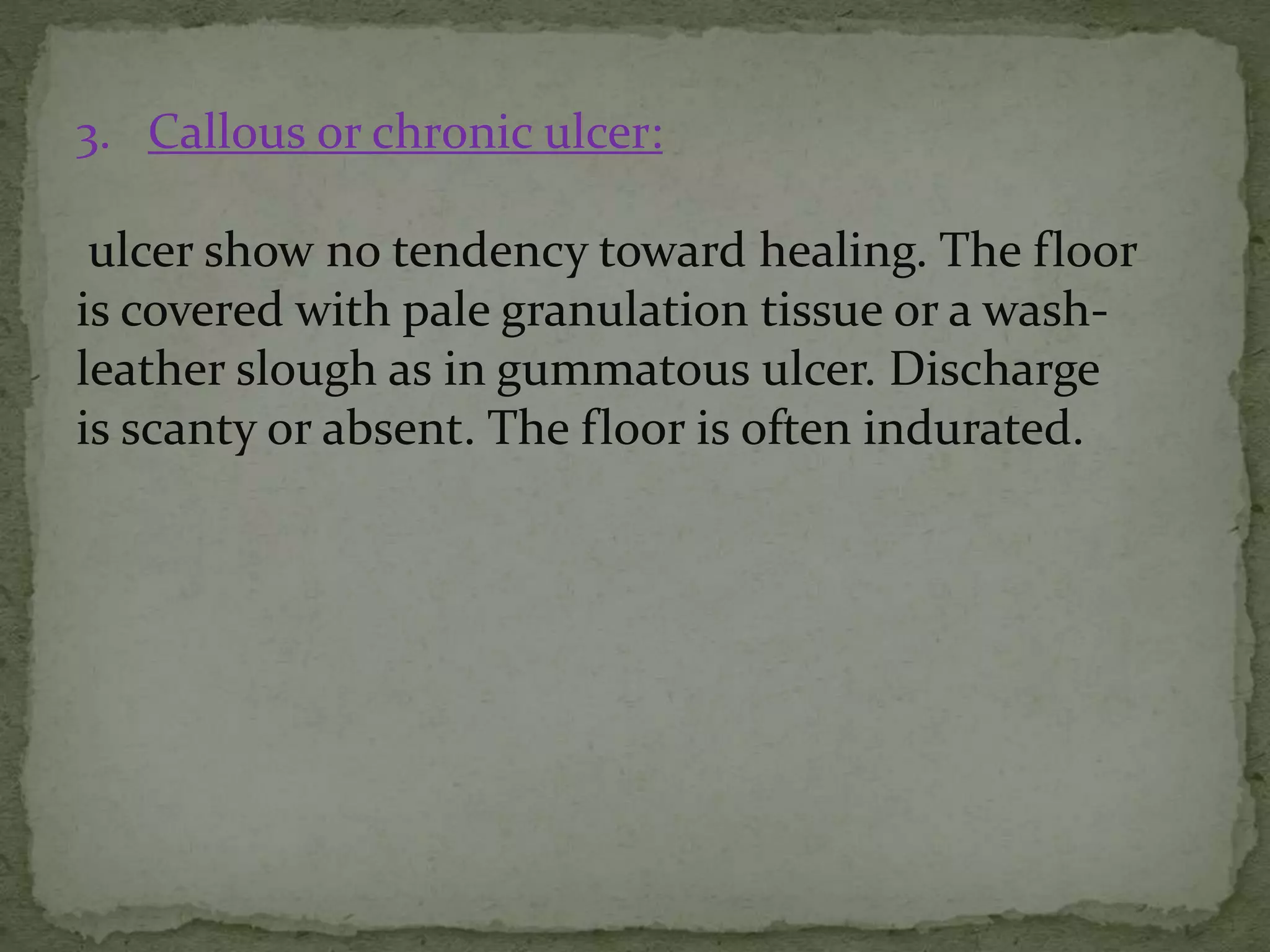 Clinical examination of ulcers | PPTX
