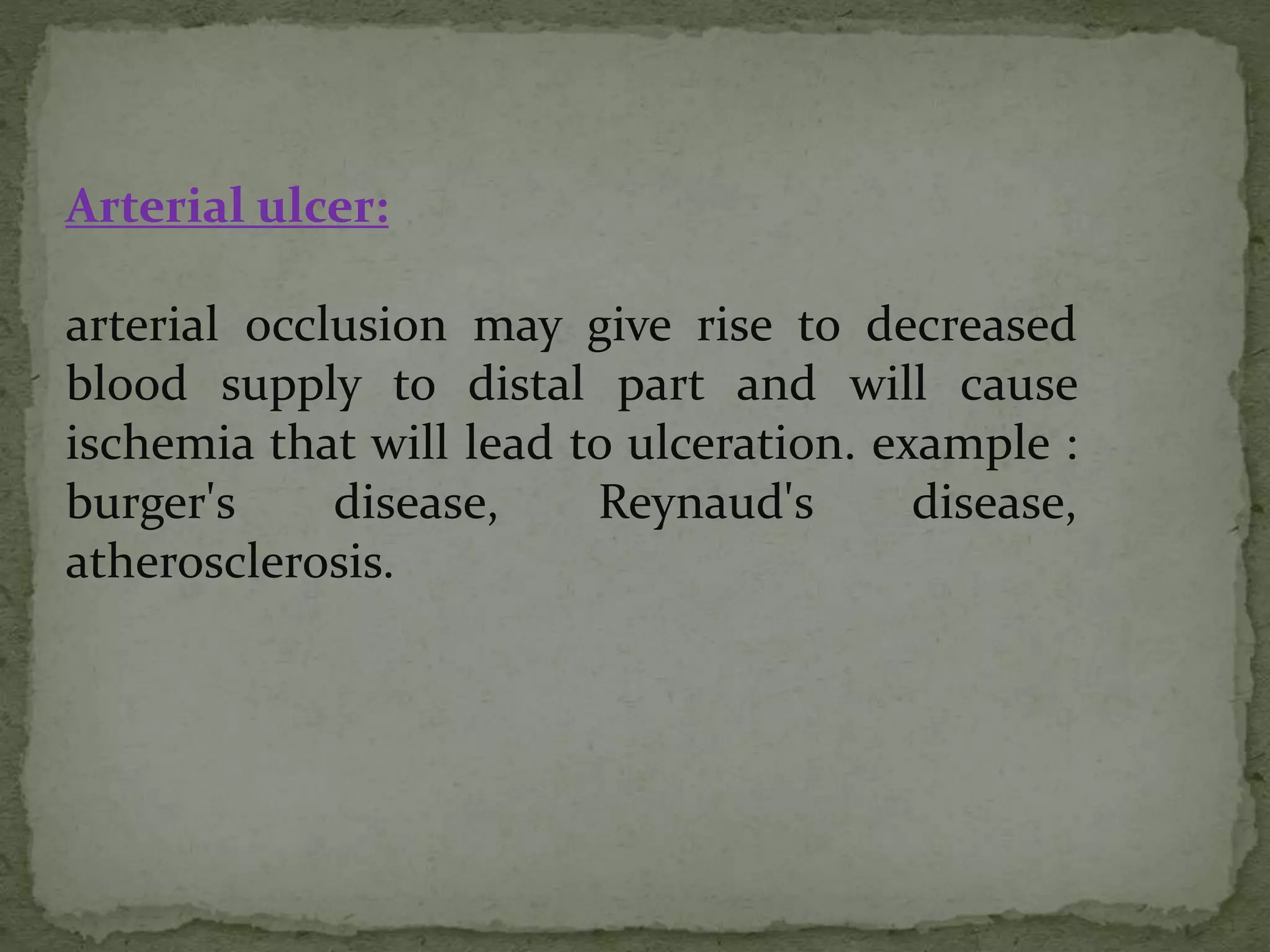 Clinical examination of ulcers | PPTX