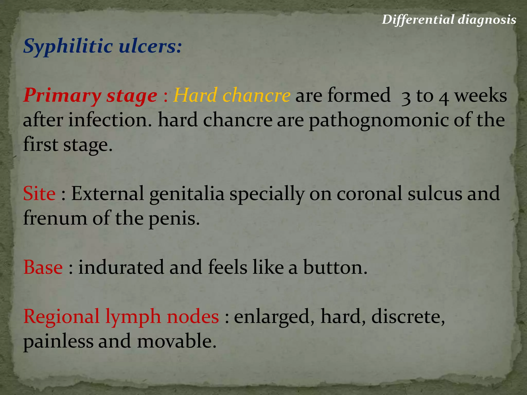 Clinical examination of ulcers | PPTX
