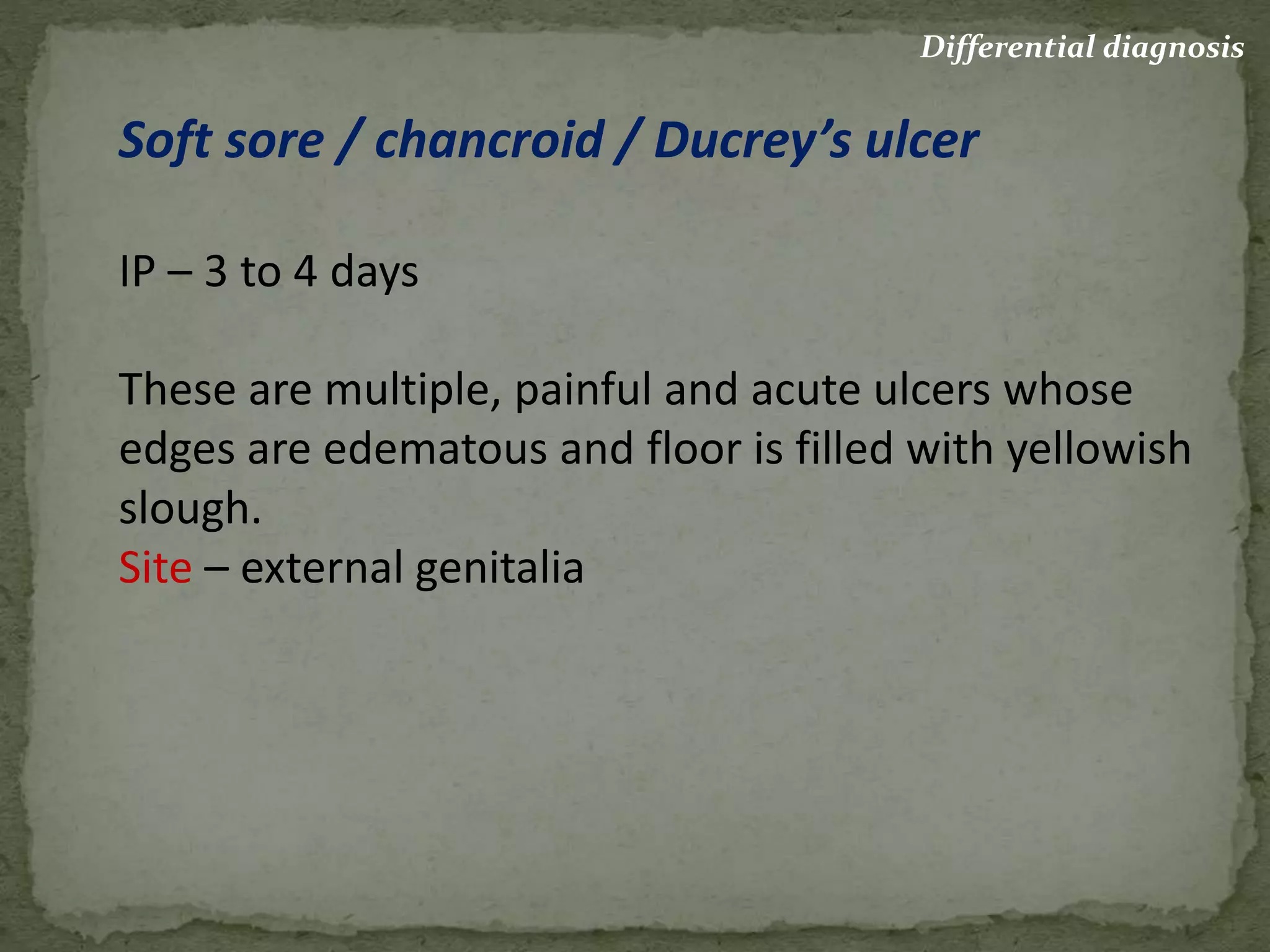 Clinical examination of ulcers | PPTX