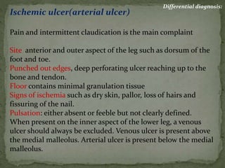 Clinical examination of ulcers | PPTX