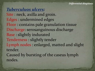 Clinical examination of ulcers | PPTX