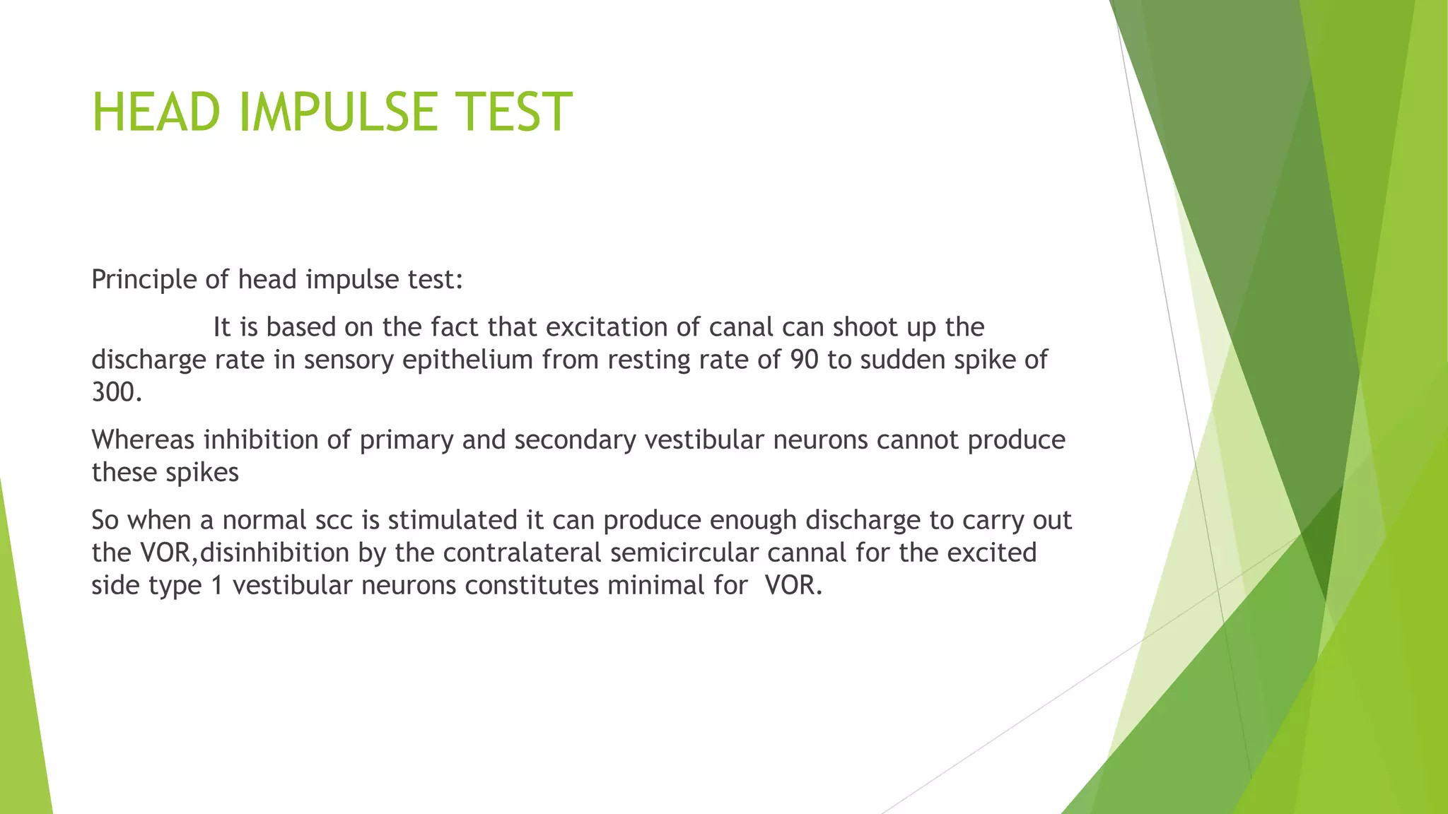 Clinical examination of vertigo | PPTX