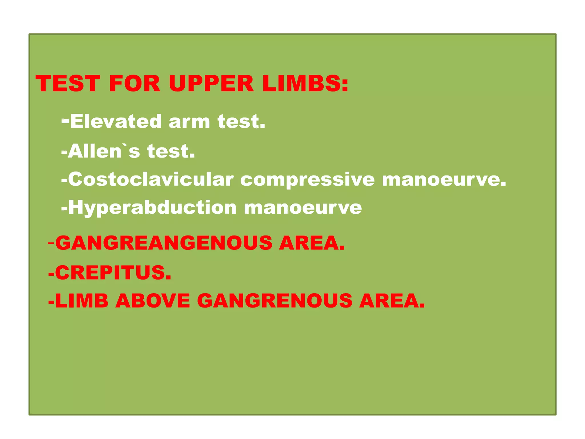 Clinical examination peripheral vascular disease | PPTX