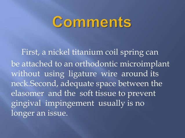 Clinical examples of microimplant anchorage | PPT