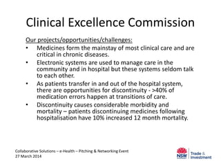 Collaborative Solutions eHealth Event - Clinical Excellence Commission ...