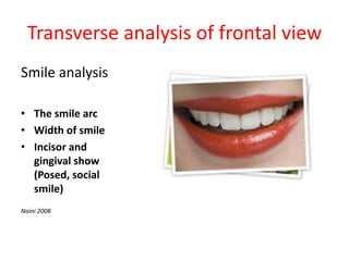 Clinical facial analysis (cfa) for orthodontists | PPTX