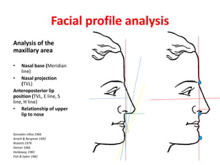 Clinical facial analysis (cfa) for orthodontists | PPTX