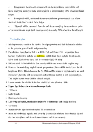 Clinical facial analysis for orthodontist and surgeon by almuzian | DOCX