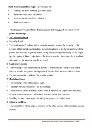 Clinical facial analysis for orthodontist and surgeon by almuzian | DOCX