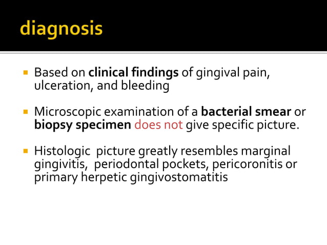 ANUG | PPTX | Dental Health | Diseases and Conditions