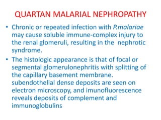 CLINICAL FEATURES AND COMPLICATIONS OF MALARIA | PPTX