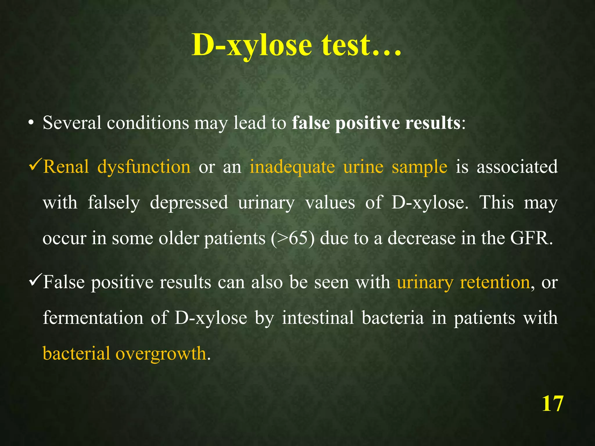 Clinical features and diagnosis of malabsorption | PPTX