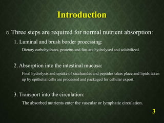 Clinical features and diagnosis of malabsorption | PPTX