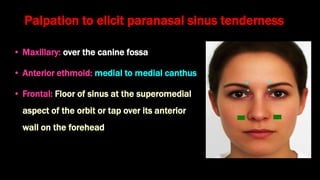 Clinical features and diagnosis of rhinosinusitis | PPT