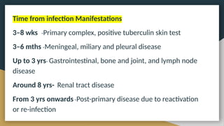 Clinical features and Diagnosis of TB.pptx | Free Download