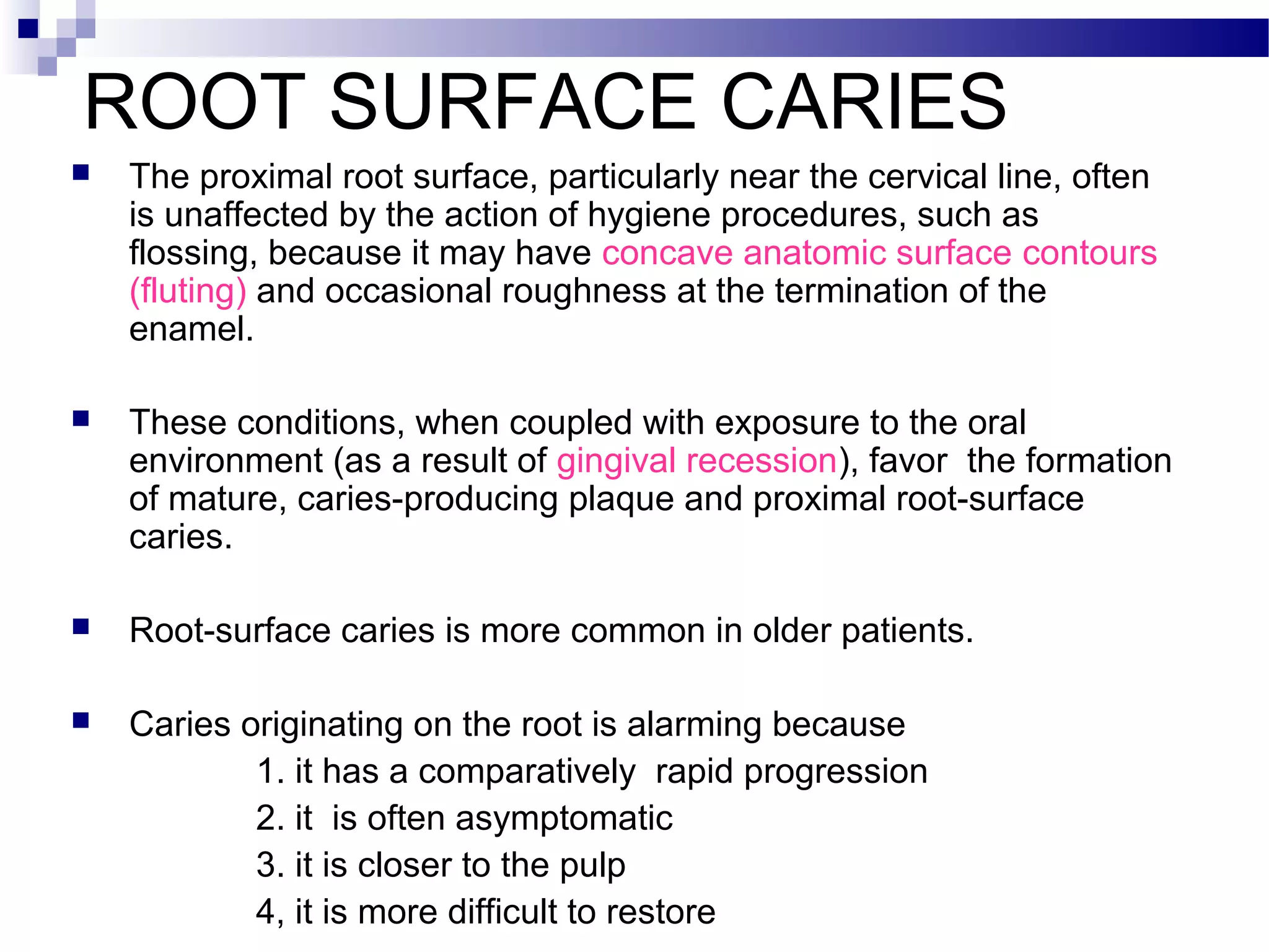 Clinical features and histopathology of dental caries | PPT
