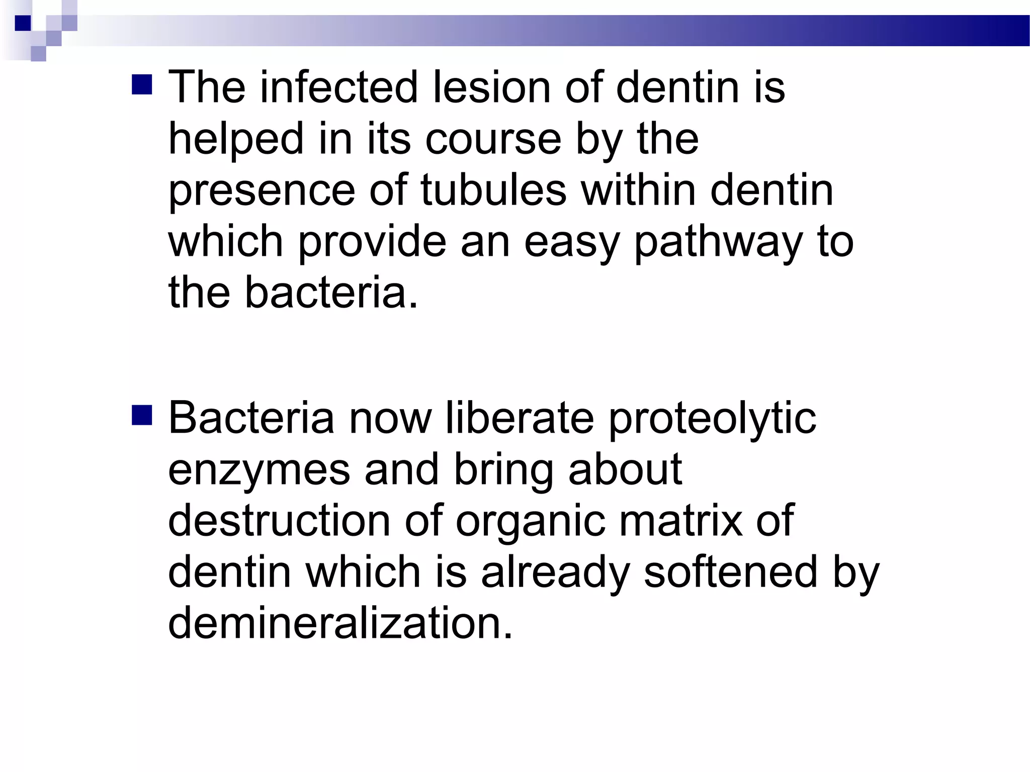 Clinical features and histopathology of dental caries | PPT