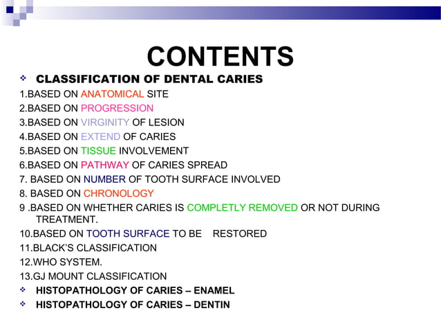 Clinical features and histopathology of dental caries | PPT | Dental ...