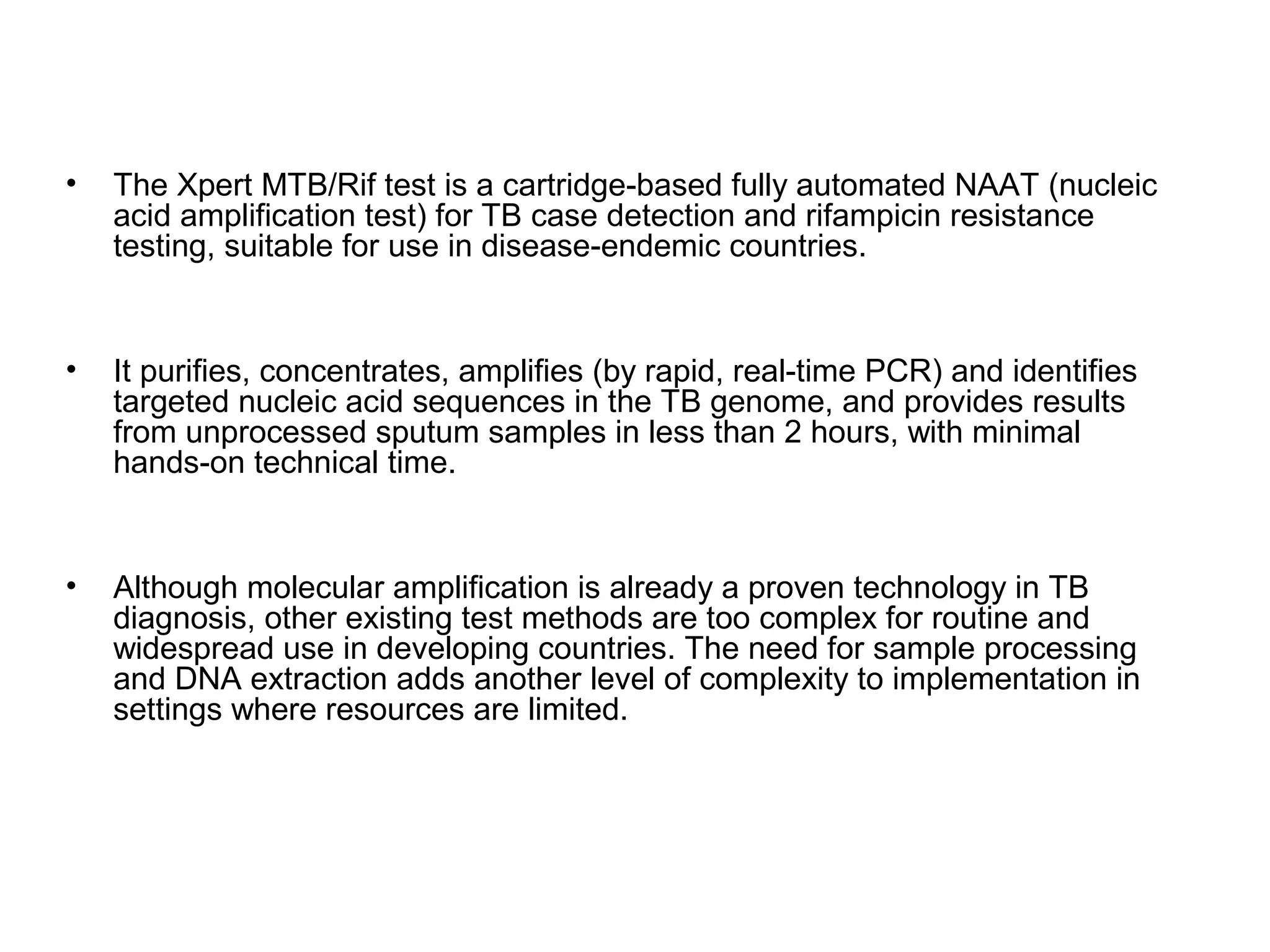 Clinical features,diagnosis and treatment of tuberculosis | PPT
