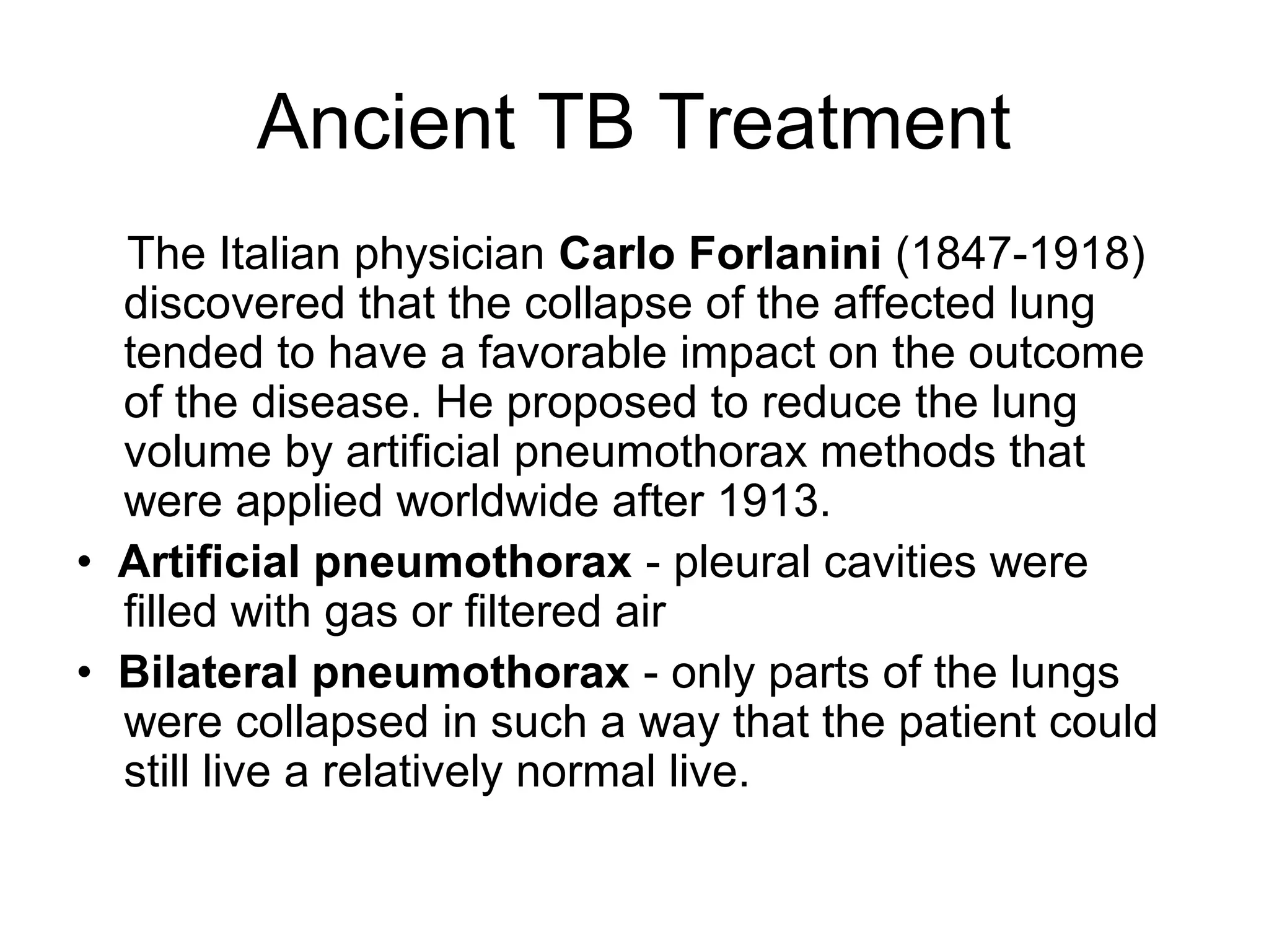 Clinical features,diagnosis and treatment of tuberculosis | PPT