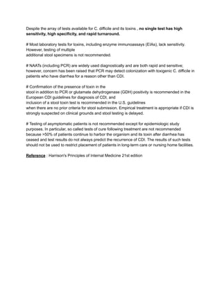 Clinical features & Diagnosis of Clostridium Difficile Infection.pdf