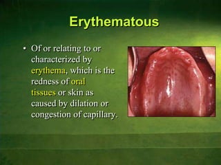 Clinical features of allergic stomatitis | PPTX