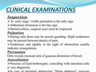 Clinical features of intestinal obstruction | PPTX | Digestive ...