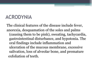 Clinical features of premature exfoliation | PPTX