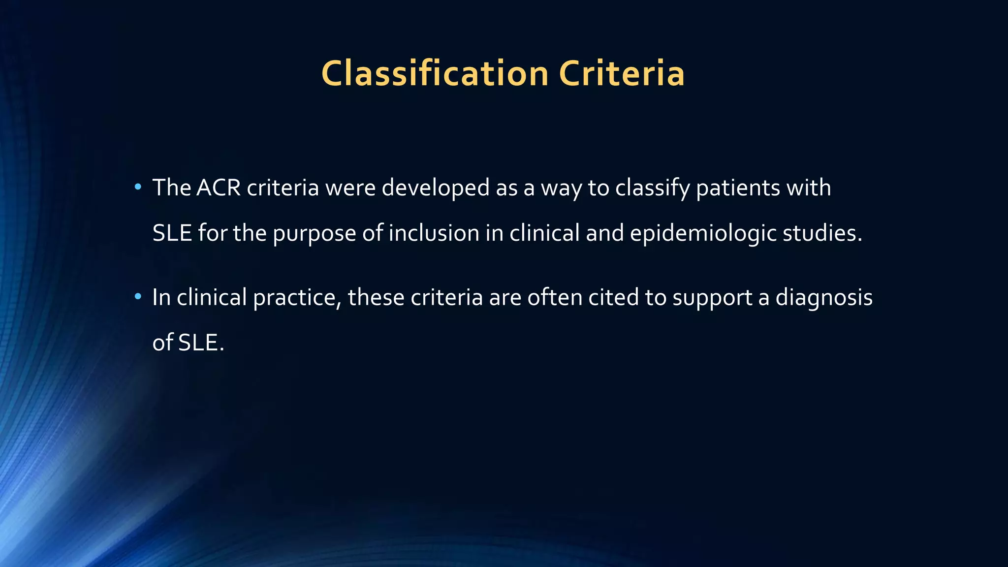 Clinical features of systemic lupus erythematosus | PPTX